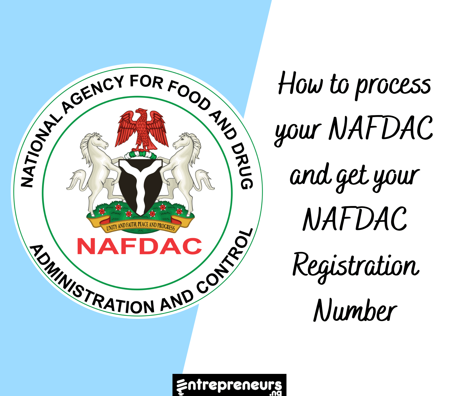 NAFDAC Registration - How To Process NAFDAC Registration Number